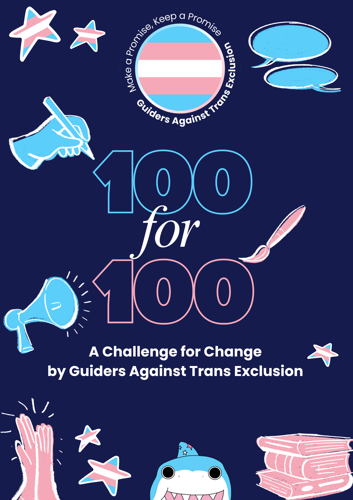100 for 100 Campaign Pack – Guiders Against Trans Exclusion